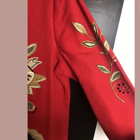 indigo moon | Jackets & Coats | New Indigo Moon Jacket Coat Red Black ...